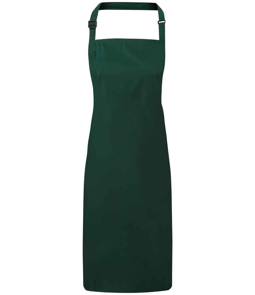 PR154 Premier Waterproof Bib Apron | Bottle Green — Kwik Signs UK