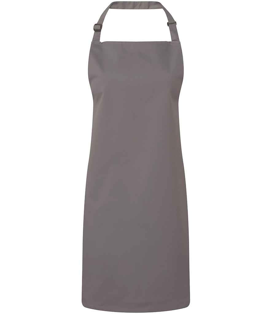 PR154 Premier 'Colours' Bib Apron | Dark Grey — Kwik Signs UK