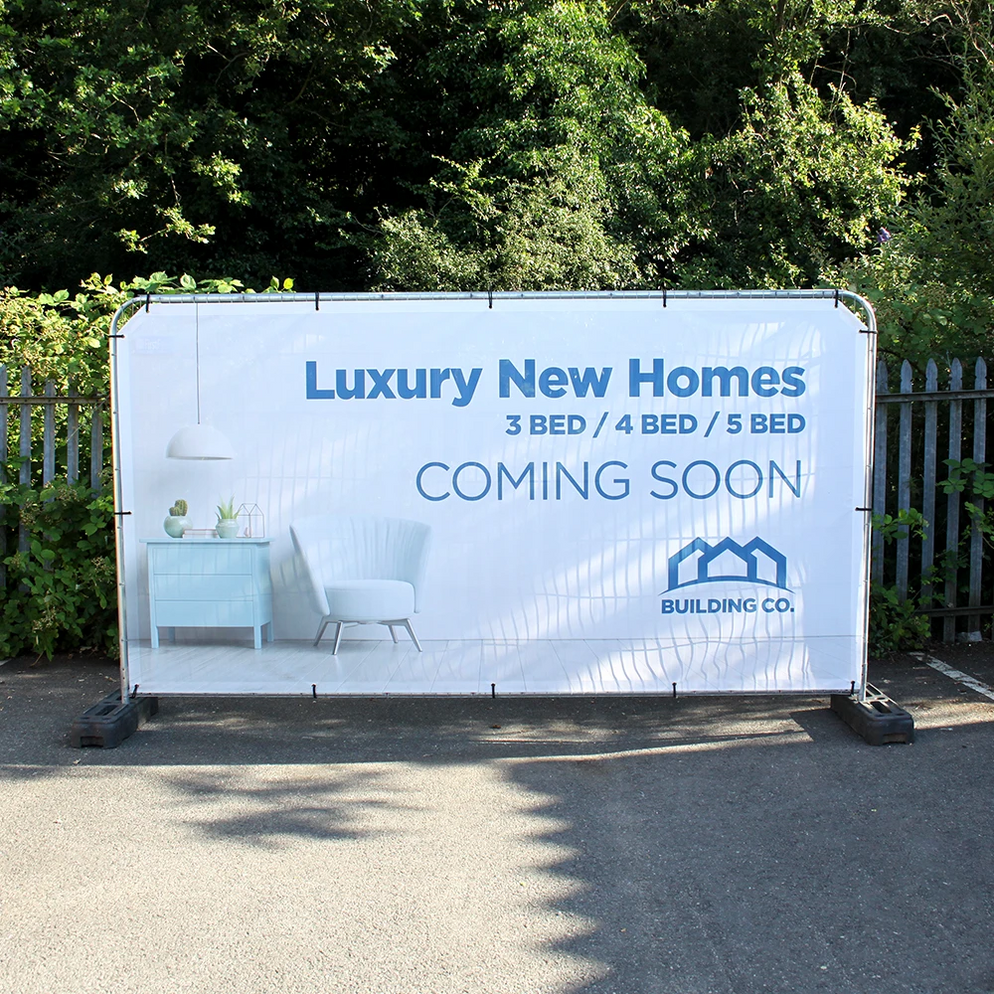 Heras Fencing Banners — Kwik Signs UK