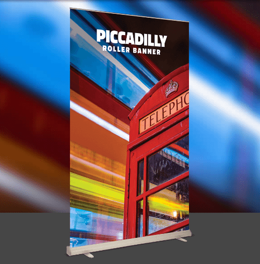 Roller Banner - Piccadilly — Kwik Signs UK