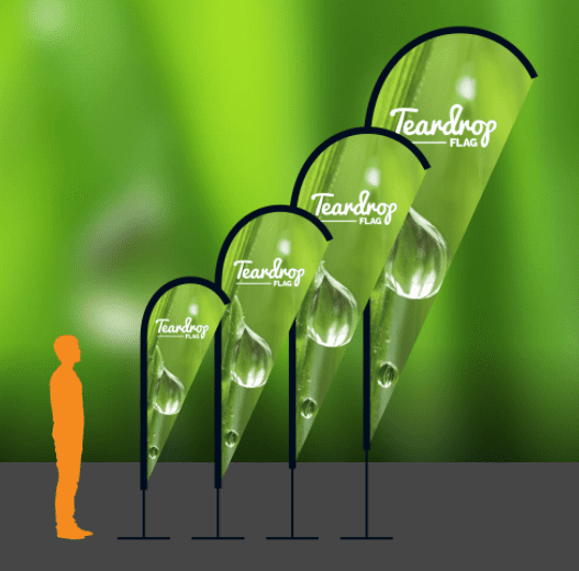 Teardrop Flag — Kwik Signs UK